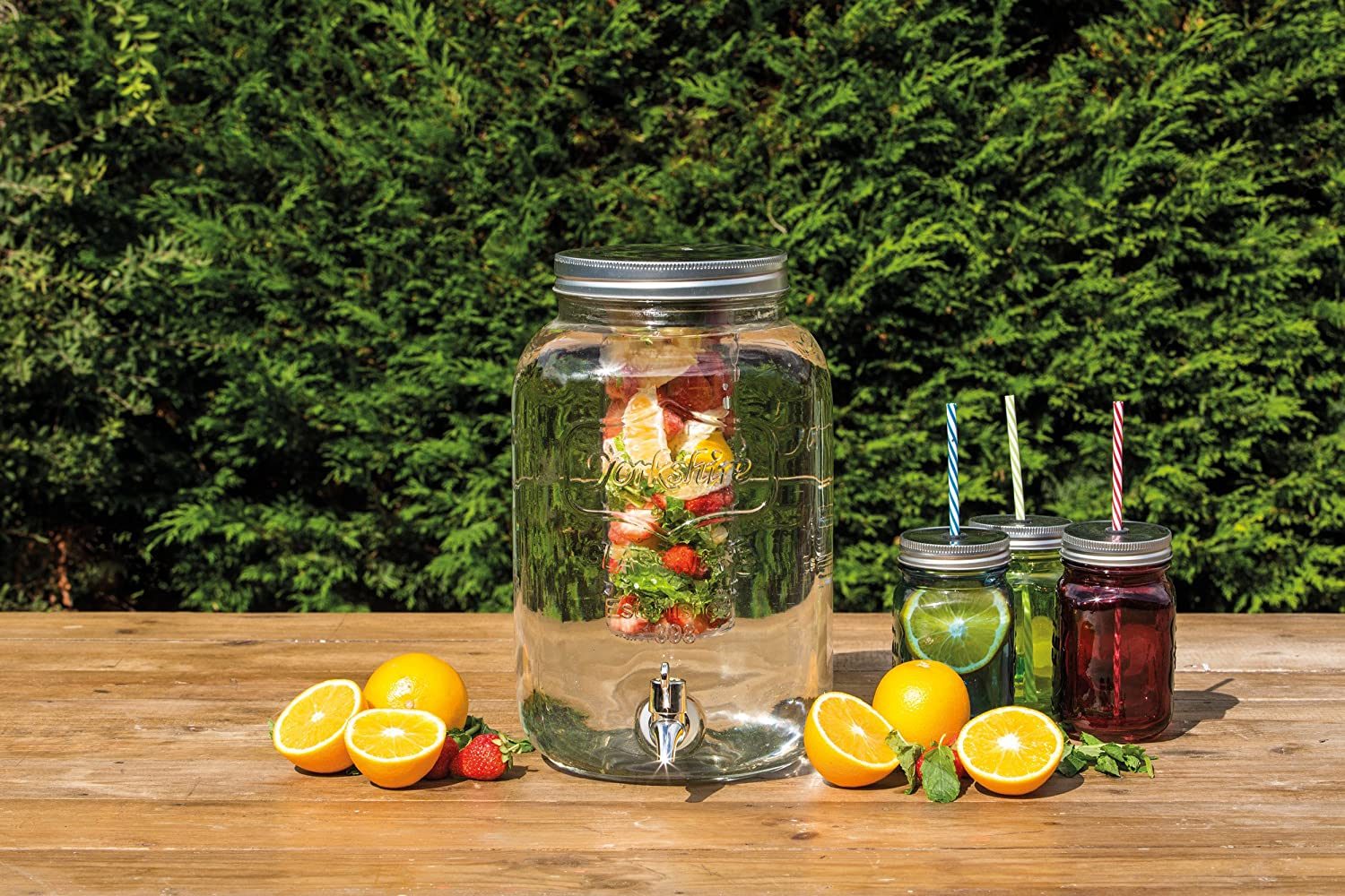 Home Made 7.5L Glass Infuser Drinks Dispenser | Buy online Here ...