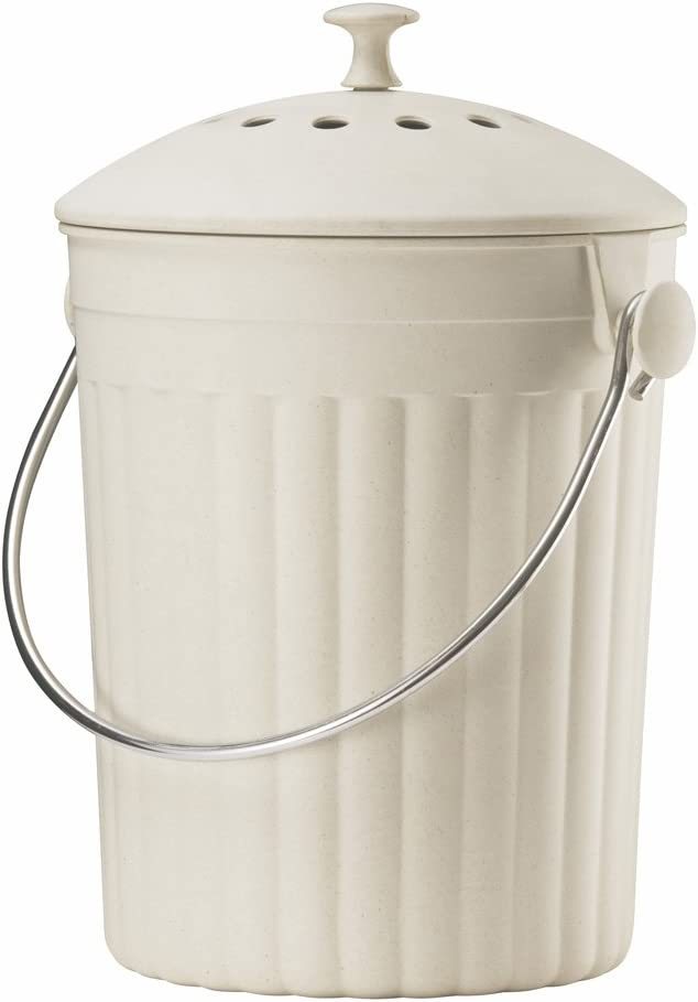 Eco Compost Pail Buttercream | Buy Online Here - Portmeirion Online
