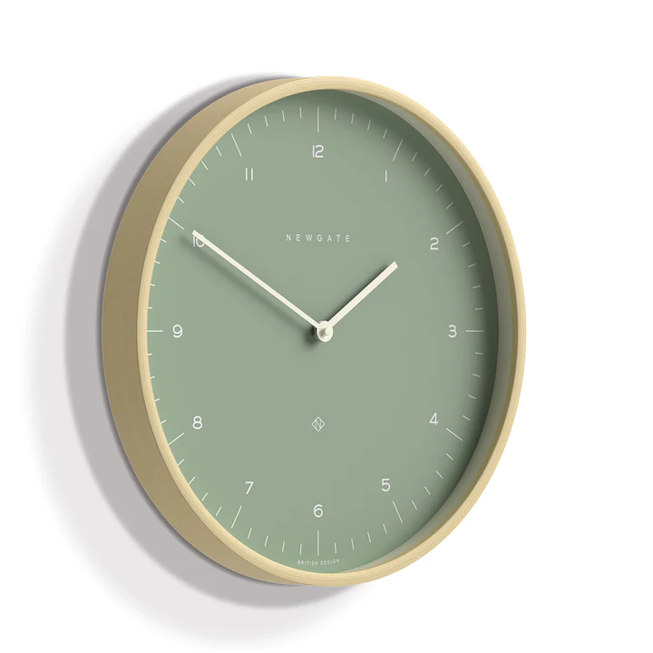 Newgate Mr Clarke Wall Clock in Green | At Portmeirion Online ...