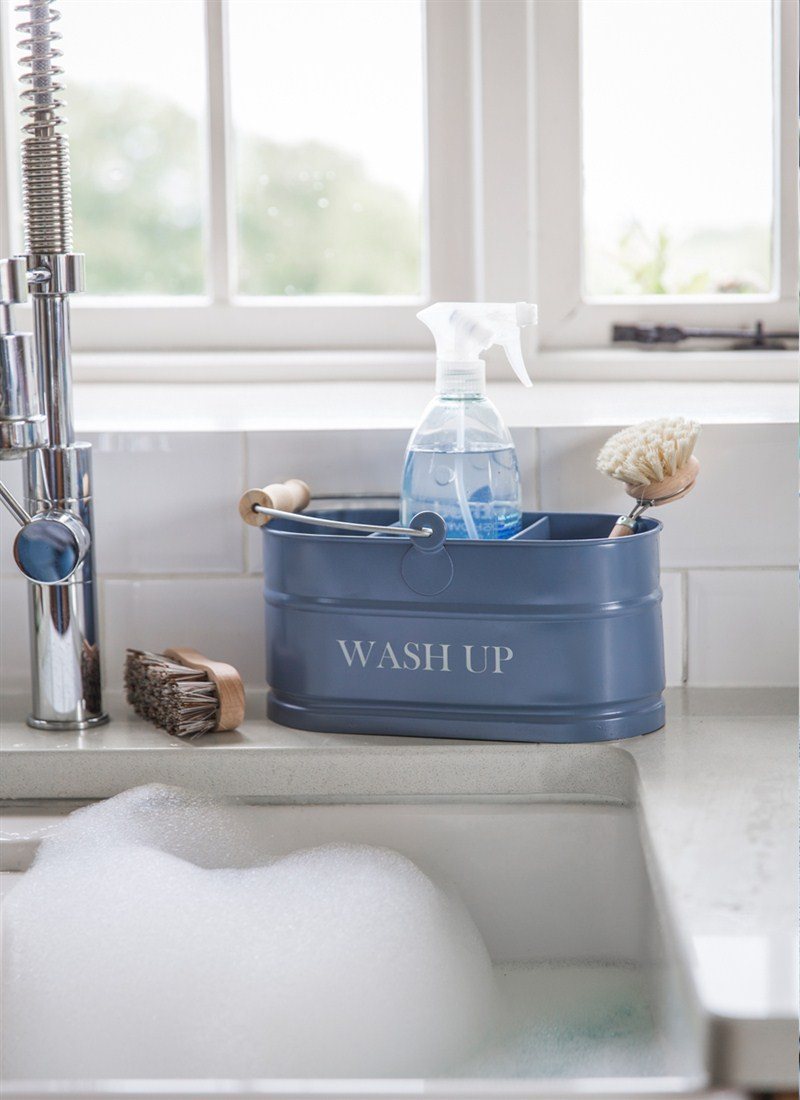 Steel Wash Up Tidy in Dorset Blue: Portmeirion Village Shops ...