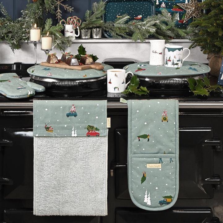 Sophie Allport Home For Christmas Roller Hand Towel - Kitchen Linens ...