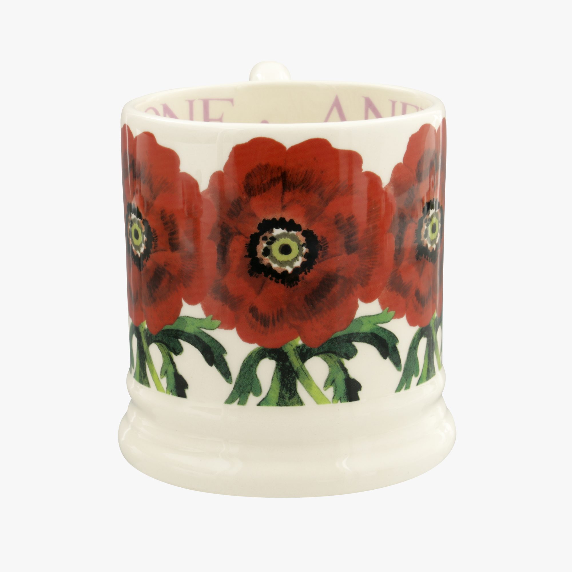 Emma Bridgewater Red Anemone 1/2 Pint Mug | Buy Online Here ...