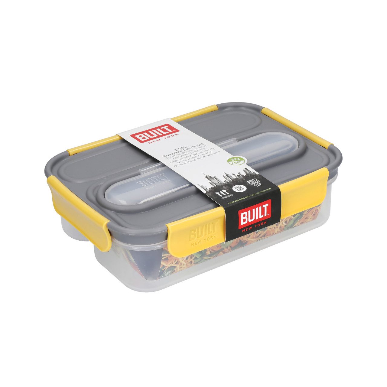 Built Stylist Lunch Box With Cutlery 1.05L | Buy Online Here ...