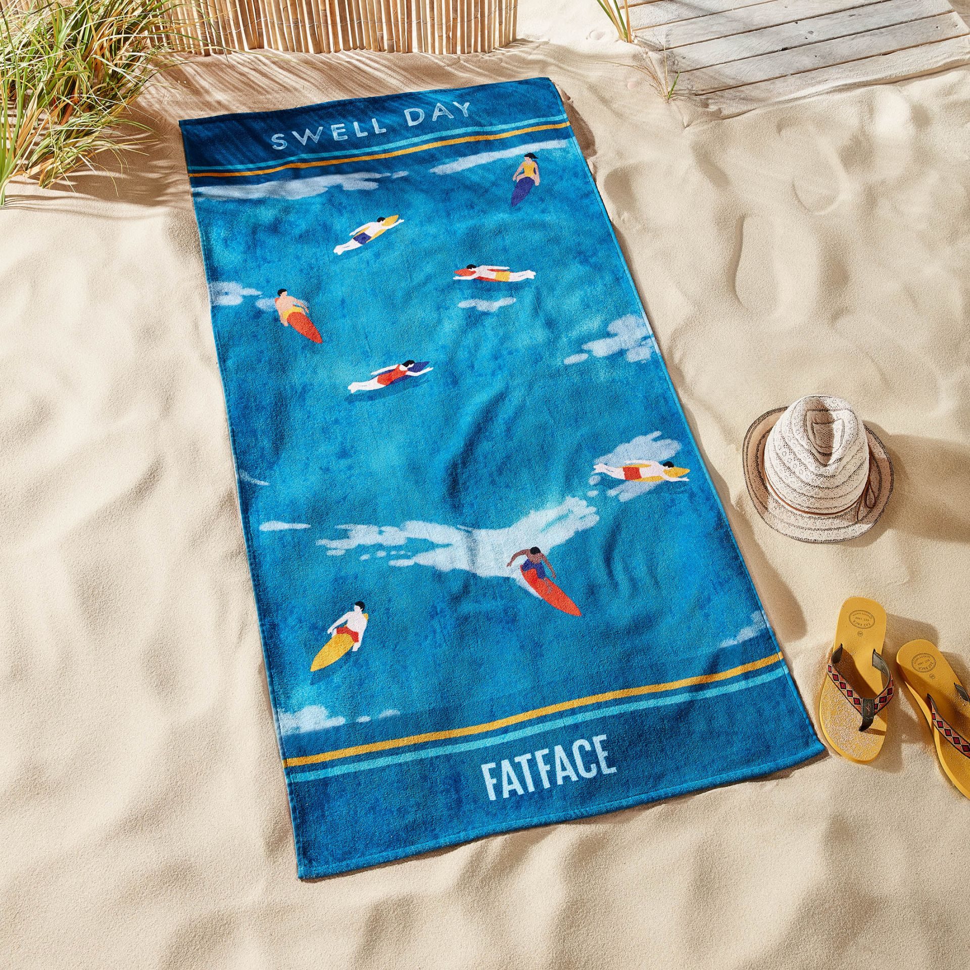 Fat Face Swell Day Beach Towel | Buy Online Here - Portmeirion Online