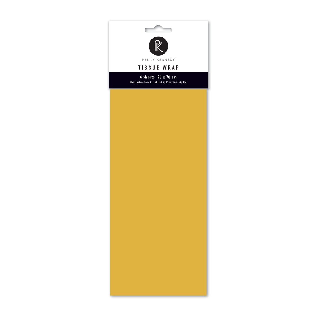 Penny Kennedy Tissue Paper Mustard Yellow | At Portmeirion Online ...
