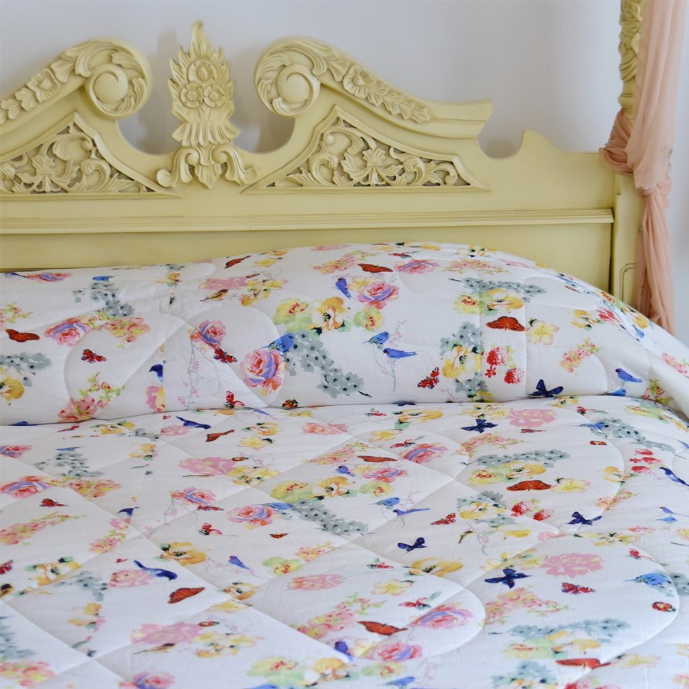 Powell Craft Secret Garden Double Quilted Throw | Buy Online Here ...