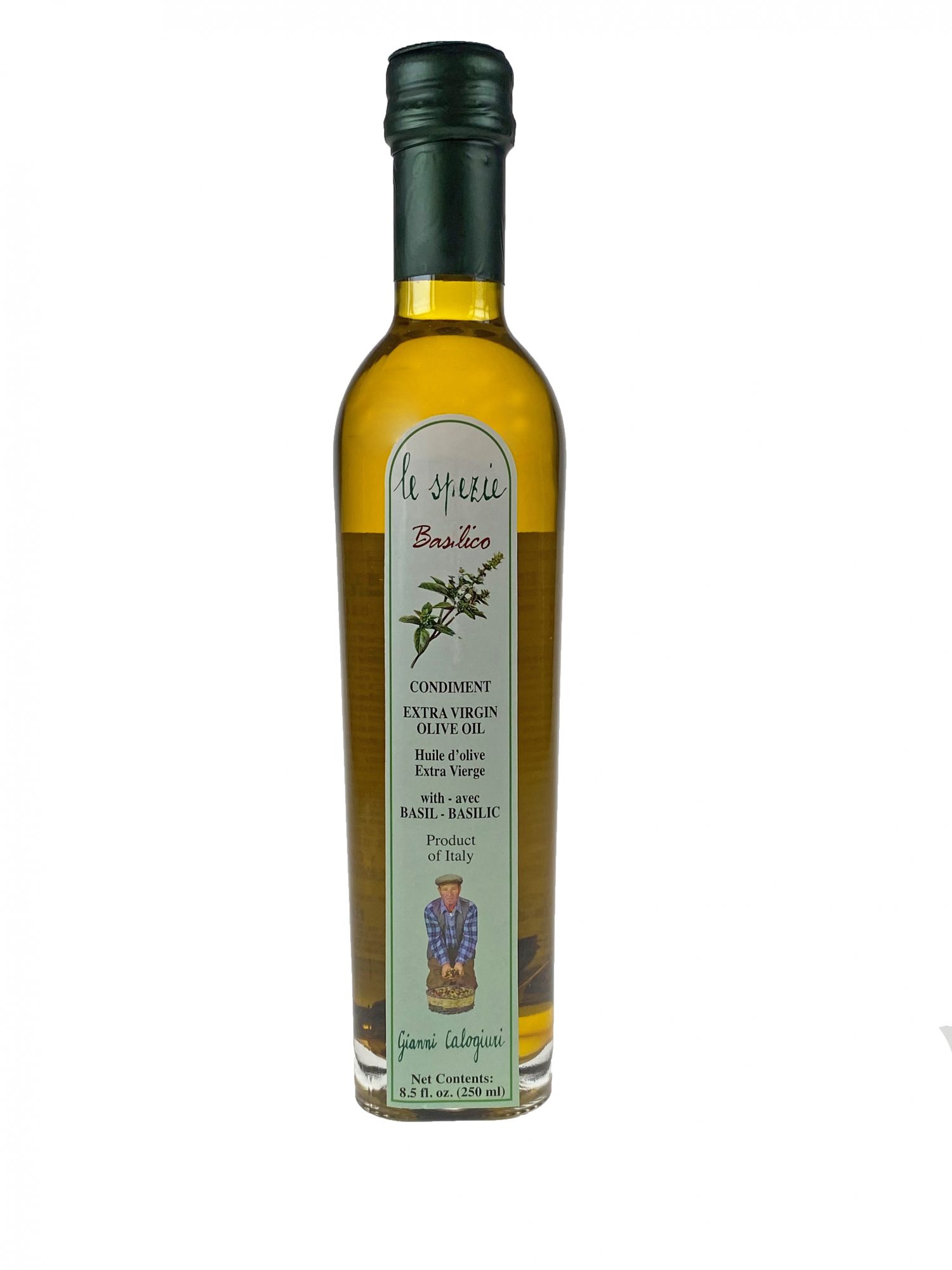 Gianni Calogiuri Olio Extra Al Basilico - Basil Olive Oil 250ml ...