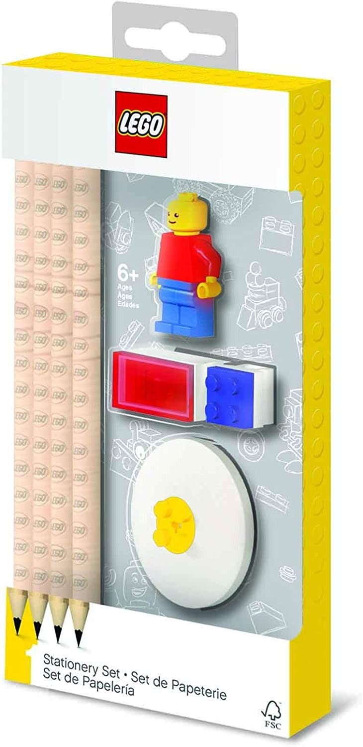 Lego Stationery Set With Mini Figure | Buy Online Here - Portmeirion Online