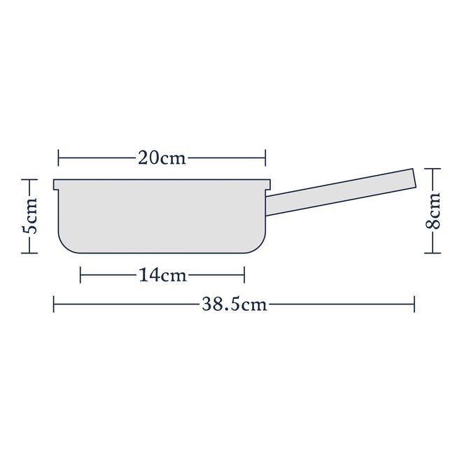 Stellar 1000 20cm Conical Frying Pan Non-Stick | Buy Online Here ...