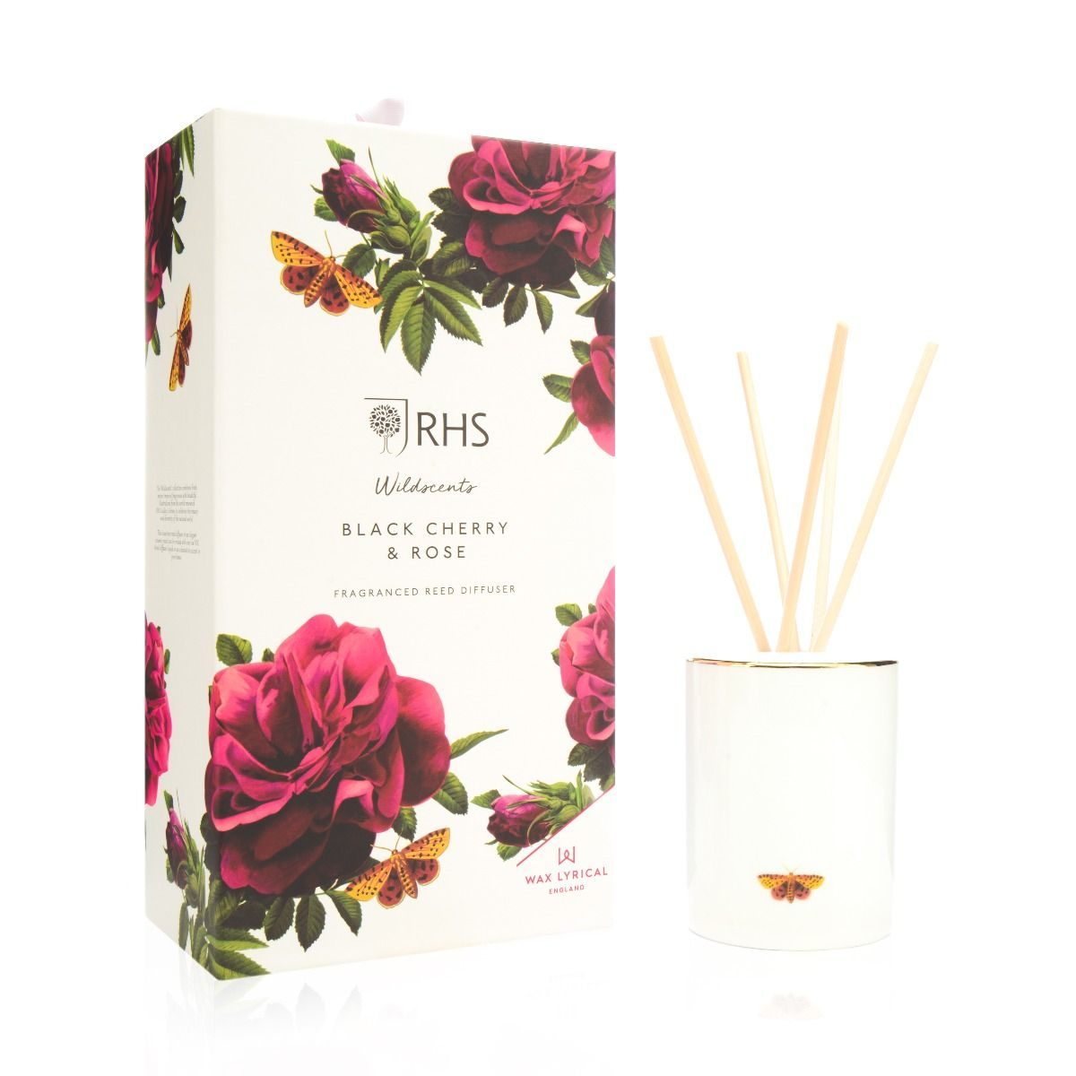 RHS Black Cherry & Rose Ceramic Reed Diffuser | Buy Online Here ...