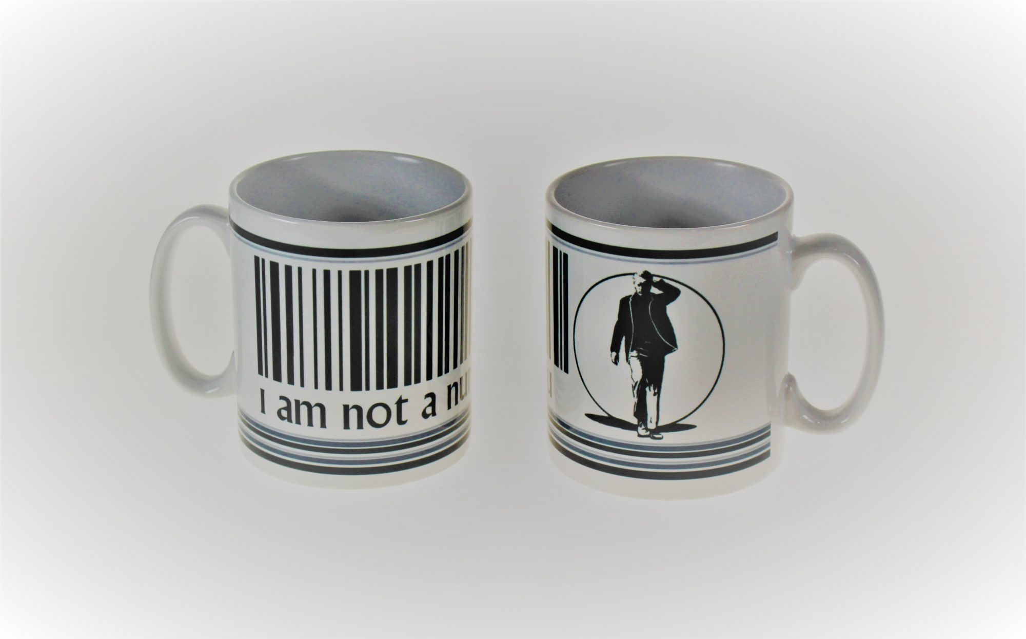 Prisoner Barcode Mug I am Not a Number | Buy Online Here - Portmeirion ...