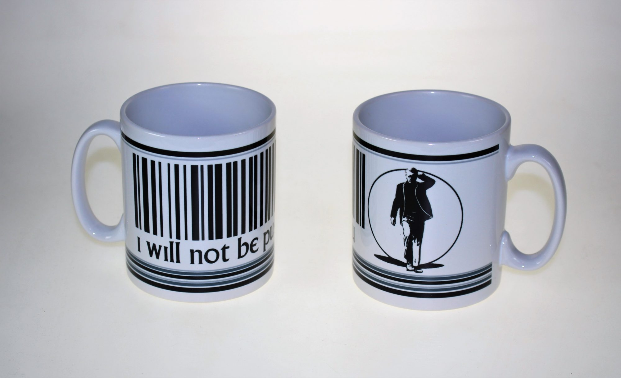Prisoner Barcode Mug "I Will Not Be Pushed" | Buy Online Here ...