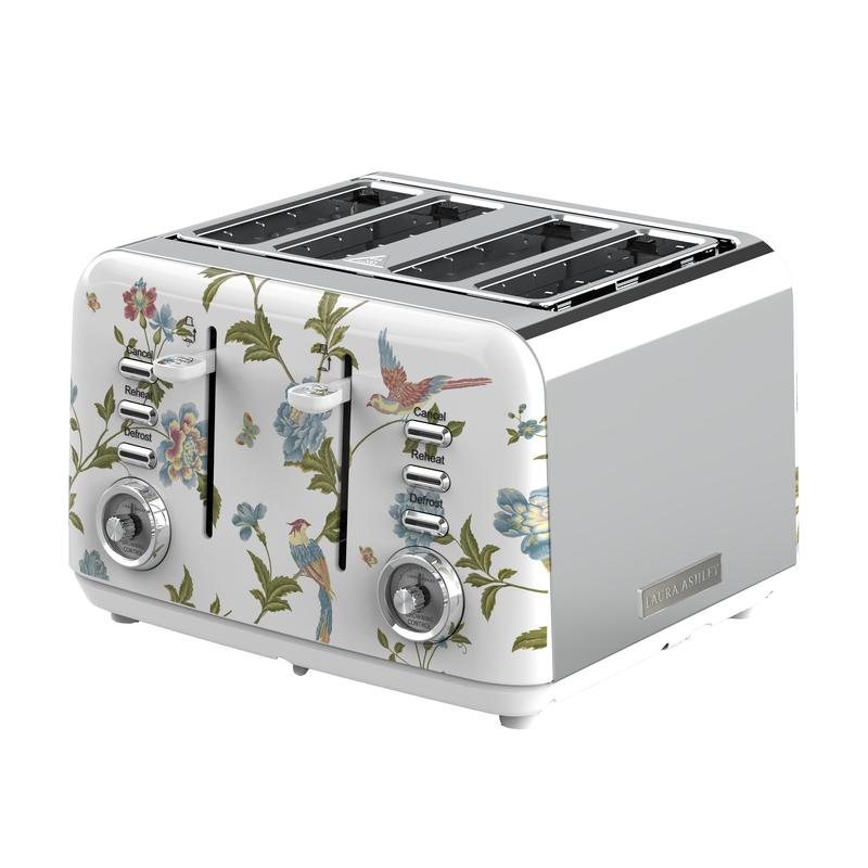 LAURA ASHLEY 4 Slice Toaster Elveden WH | Buy Online Here - Portmeirion ...