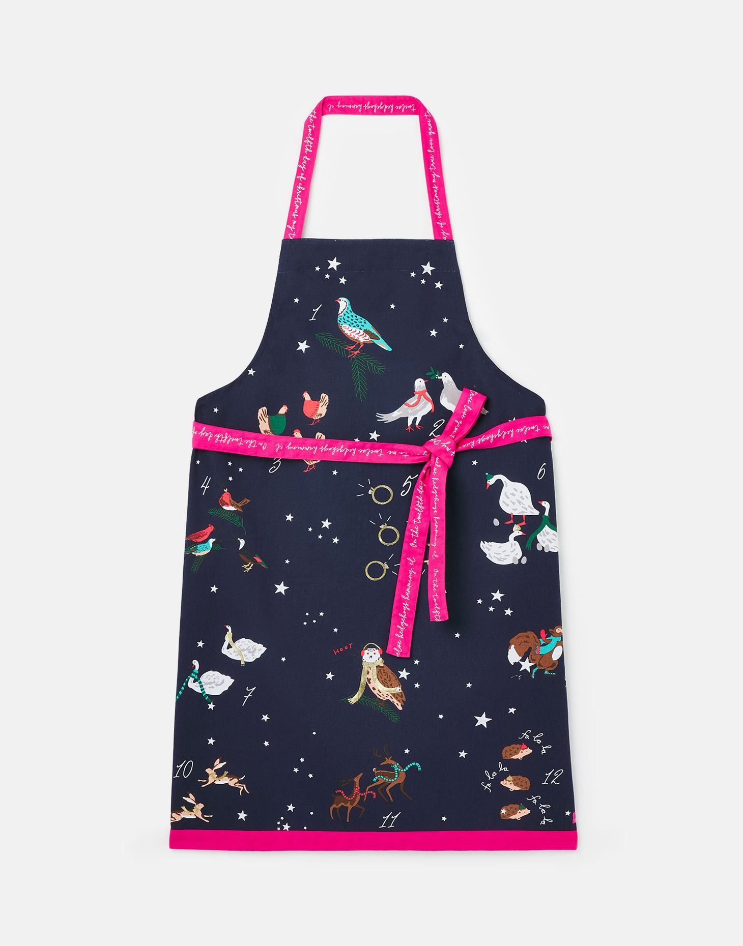 Joules Christmas 12 Days Adult Apron | Buy Online Here - Portmeirion Online