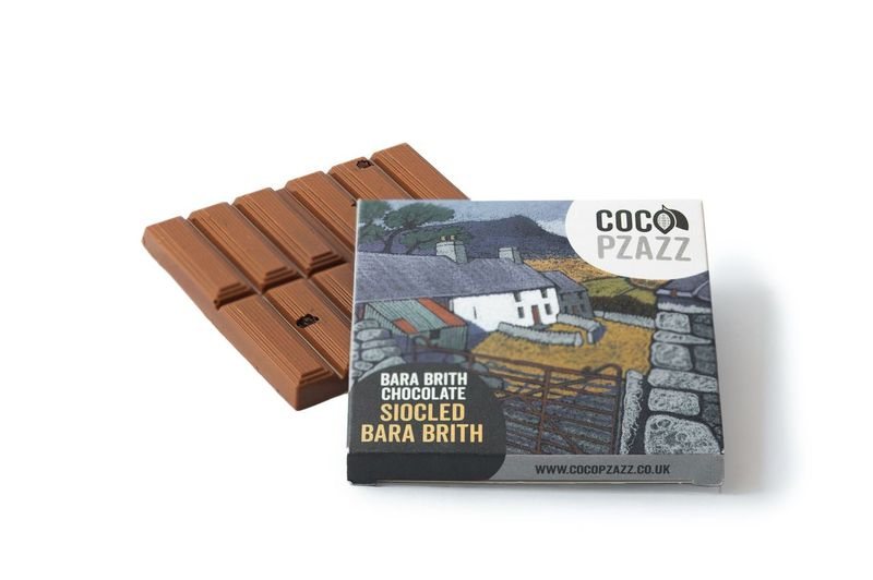 Coco Pzazz x Chris Neale Bara Brith Milk Chocolate Bar 80g ...