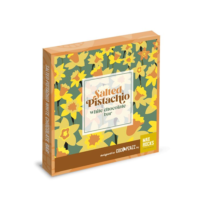 Coco Pzazz Max Rocks Salted Pistachio White Choc | Buy Online Here ...