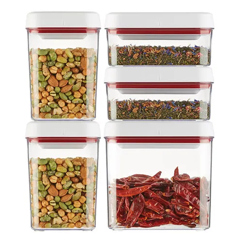 Zyliss Twist & Seal 5 Piece Container Set | At Portmeirion Online - Portmeirion Online