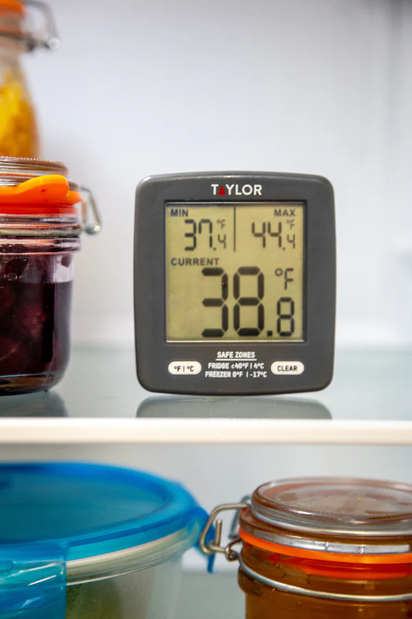 Taylor Pro Digital Fridge and Freezer Thermometer with Min / Max Tempe ...