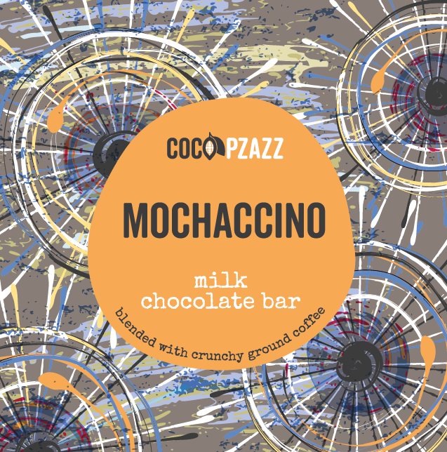 Coco Pzazz Mochaccino Milk Chocolate Bar | At Portmeirion Online ...