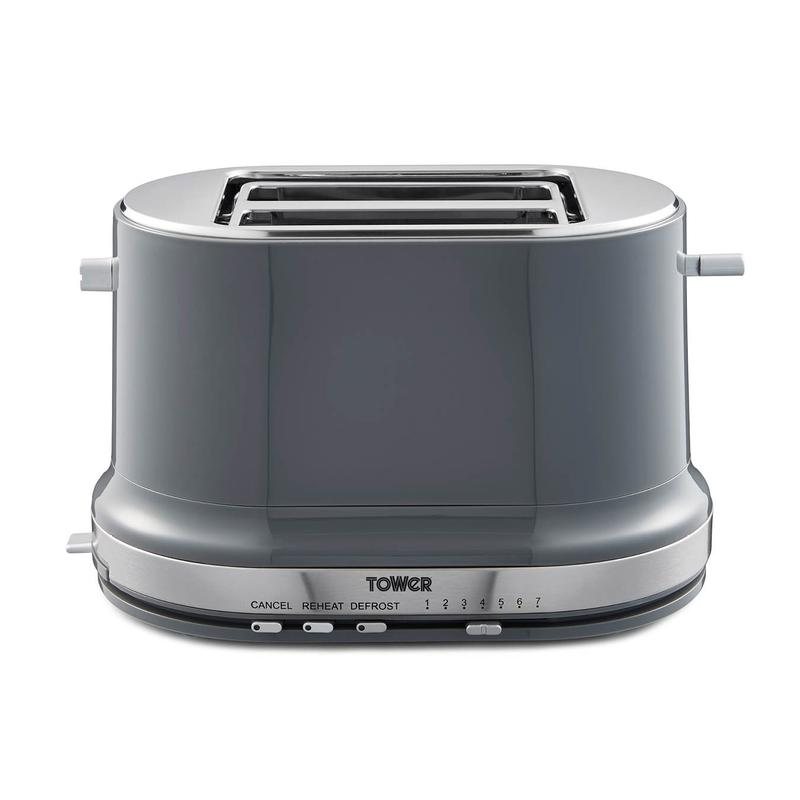 Tower Belle 2 Slice Toaster Graphite | Buy Online Here - Portmeirion Online