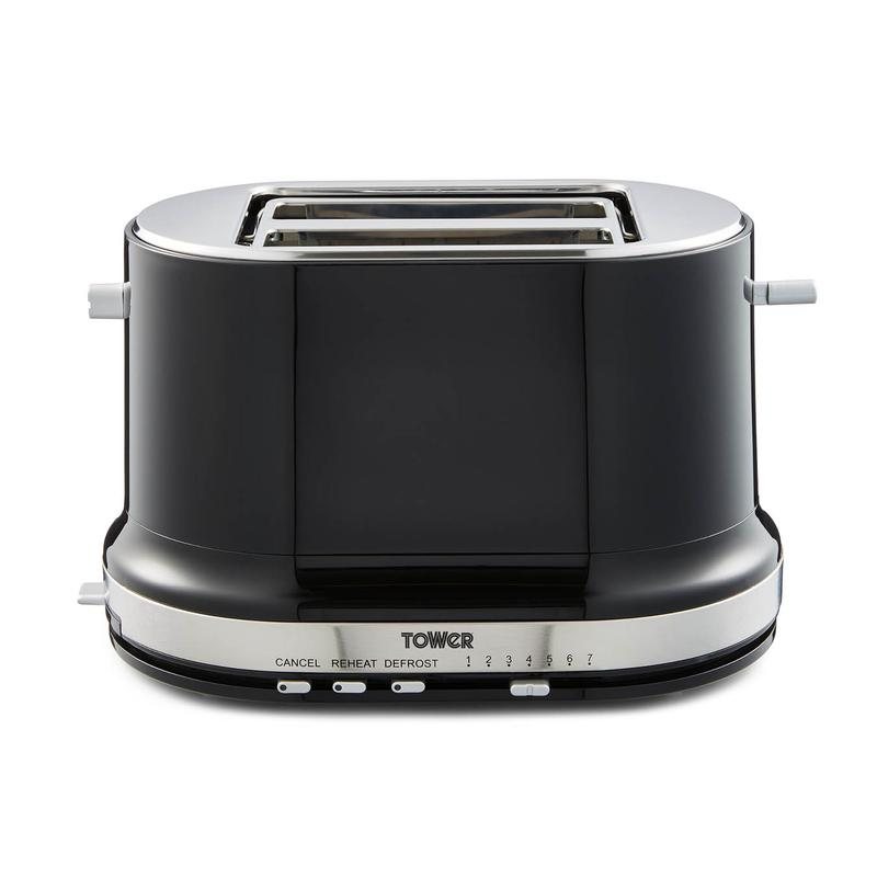 Tower Belle 2 Slice Toaster Noir | Buy Online Here - Portmeirion Online
