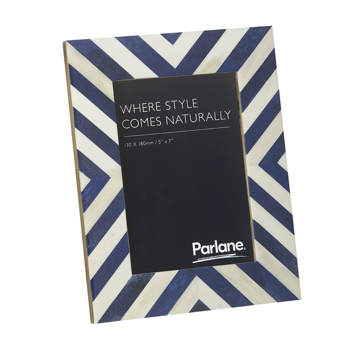 Rinna Frame 5x7 Bone Blue | Buy Online Here - Portmeirion Online