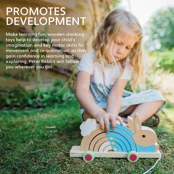 Peter Rabbit™ Stacking Pull Along | At Portmeirion Online - Portmeirion ...