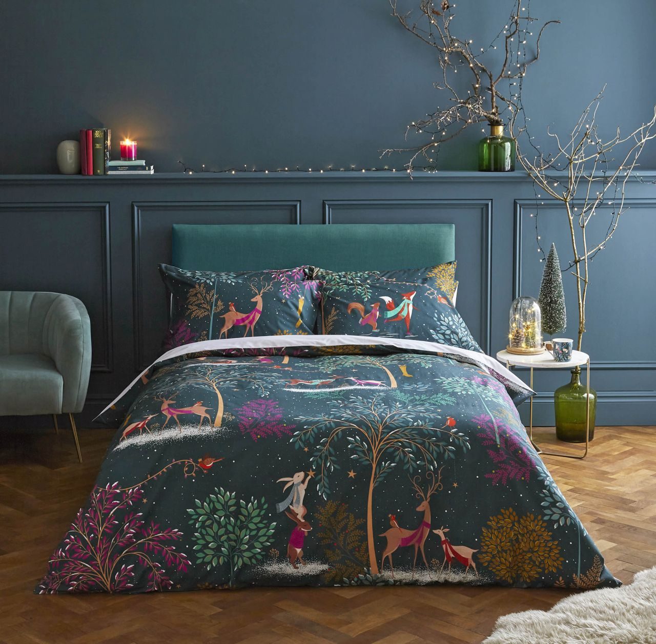 Sara Miller Woodland Scene Green | Buy at Portmeirion Online ...