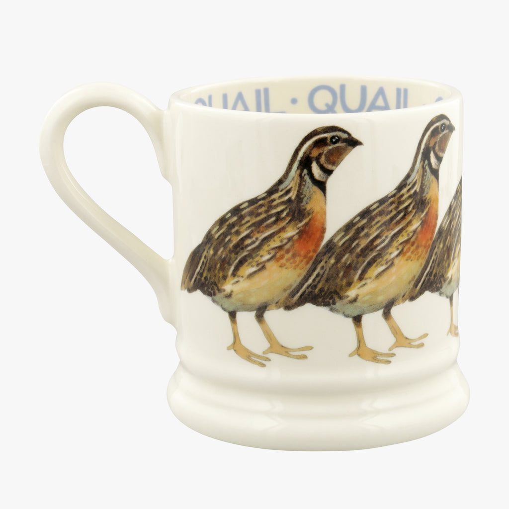 Emma Bridgewater Birds Quail 1/2 Pint Mug | Buy at Portmeirion Online ...