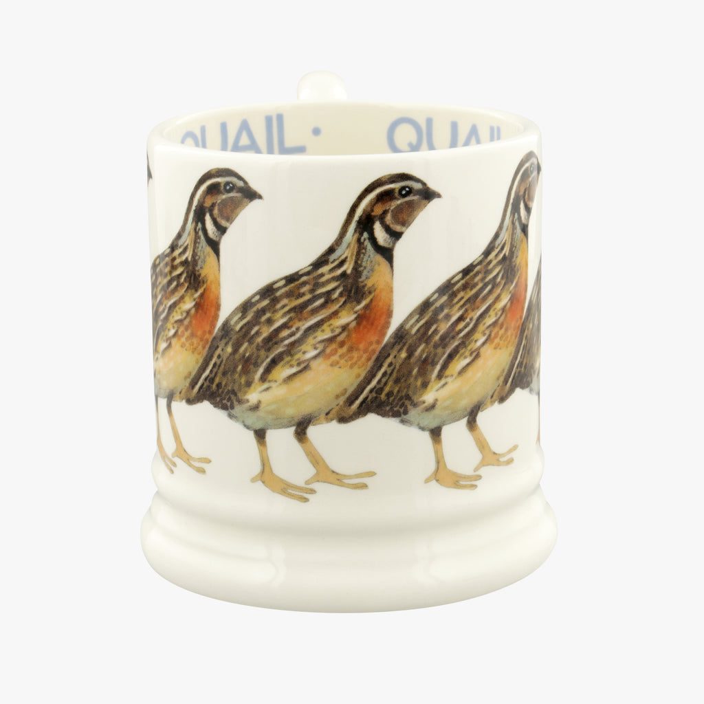 Emma Bridgewater Birds Quail 1/2 Pint Mug | Buy at Portmeirion Online ...