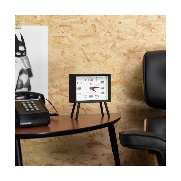 Newgate Henry Mantel Clock - Black / Cream | At Portmeirion Online ...