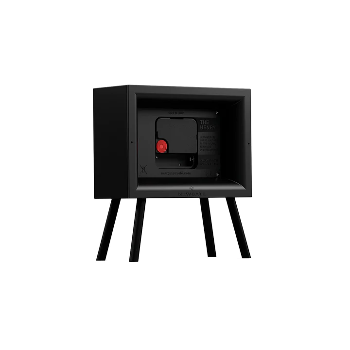 Newgate Henry Mantel Clock - Black / Cream | At Portmeirion Online ...