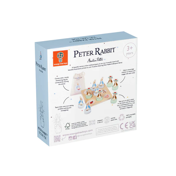 Peter Rabbit™ Tic Tac Toe | At Portmeirion Online - Portmeirion Online