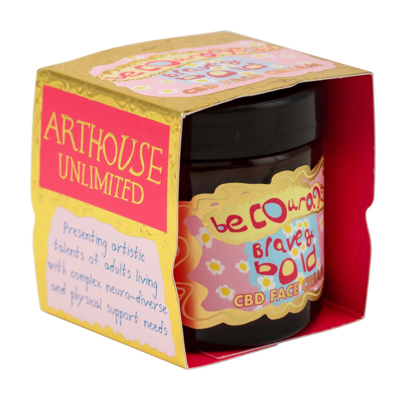 Arthouse Unlimited Be Courageous, Brave and Bold CBD Face Cream ...