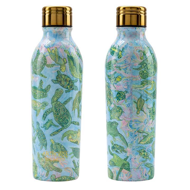 Arthouse Unlimited Turtles Insulated Water Bottle 500ml Portmeirion ...