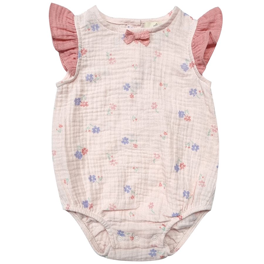 Albetta Floral Bloom Gauze Print Babyvest | At Portmeirion Online ...