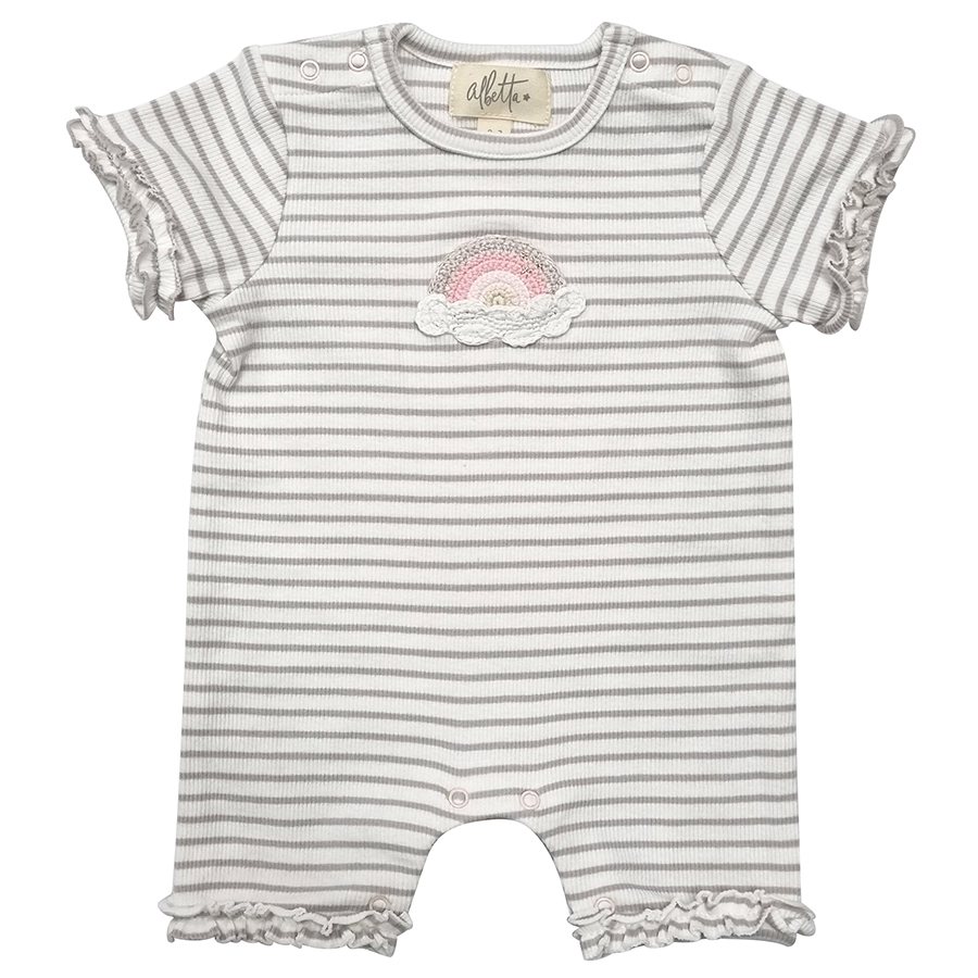 Albetta Crochet Rainbow Cloud Babyvest | At Portmeirion Online ...