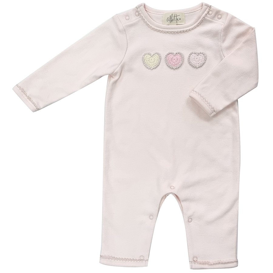 Albetta Crochet Sweetheart Babygro | At Portmeirion Online ...