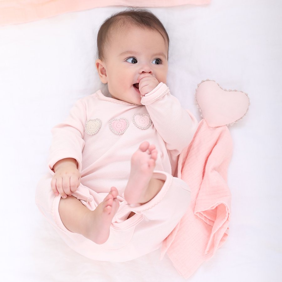 Albetta Crochet Sweetheart Babygro | At Portmeirion Online ...