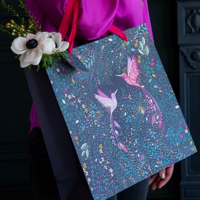 Sara Miller Hummingbird Paradise Large Bag | At Portmeirion Online ...