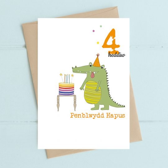 Penblwydd Hapus 4 (Dino) | Buy Online Here - Portmeirion Online