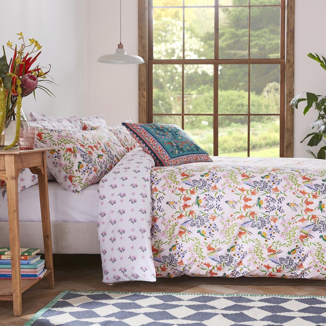 Cath Kidston Paper Birds Pink Bedding | At Portmeirion Online ...