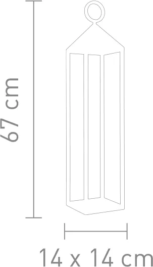 Nordium Cargo 2.0 LED Outdoor Lantern White - Large | At Portmeirion ...