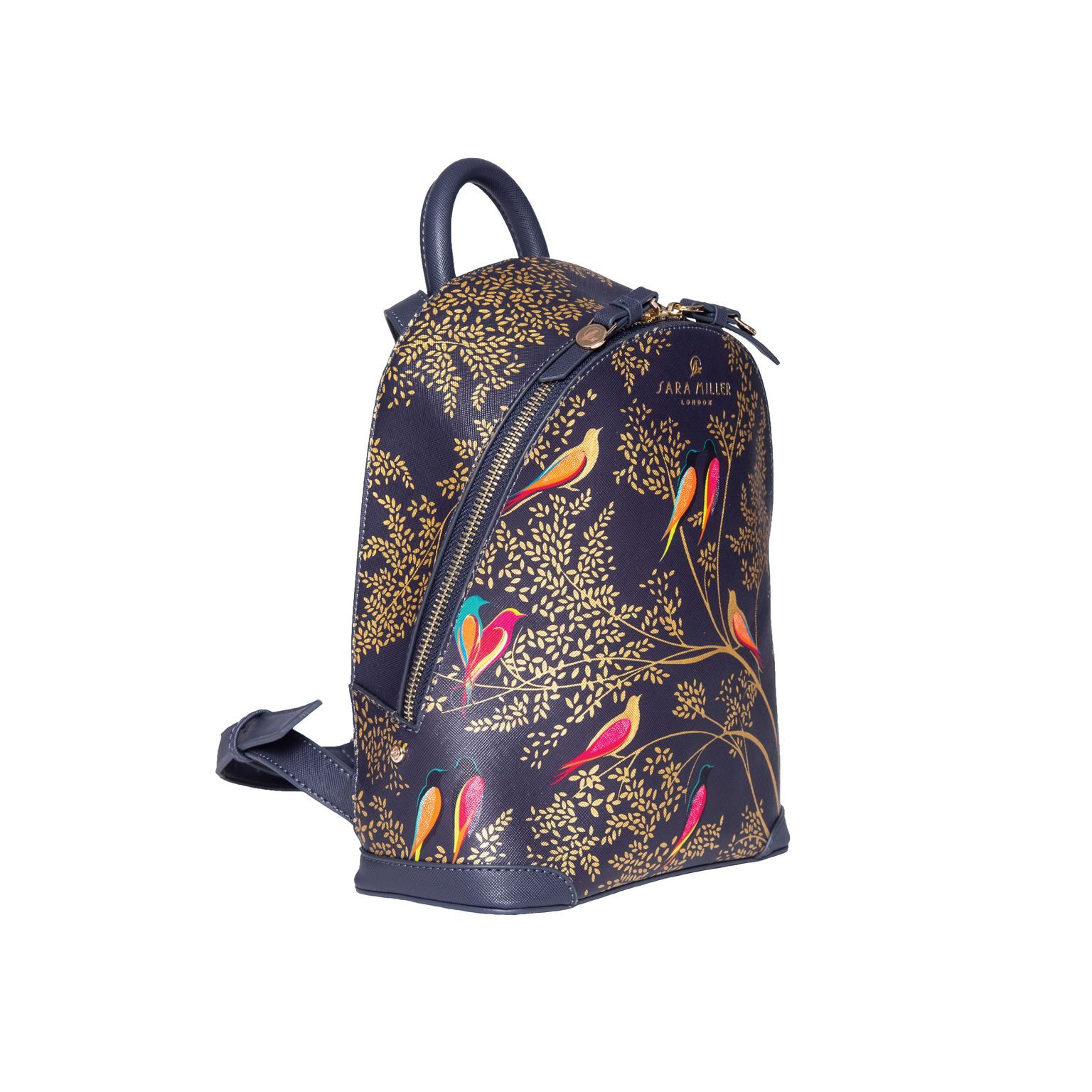 Sara Miller Smokey Blue Birds Mini Backpack | At Portmeirion Online ...