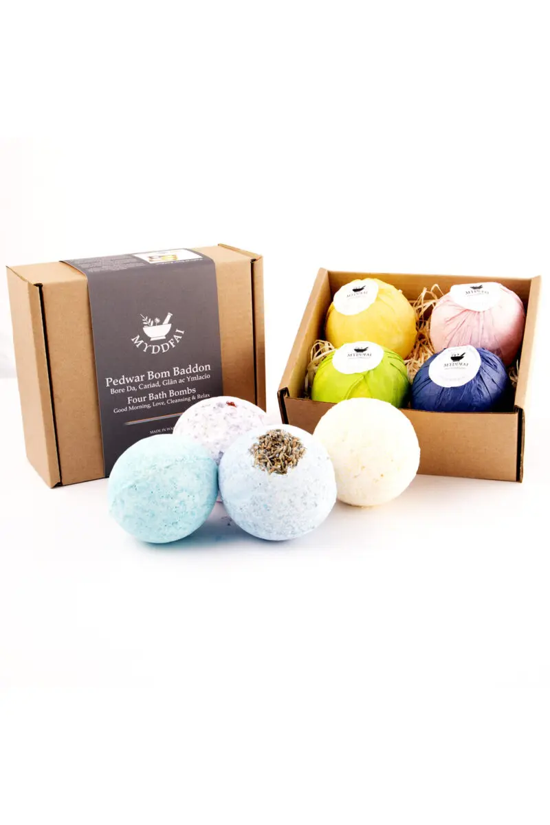 Myddfai Bath Bombs Set of 4 | At Portmeirion Online - Portmeirion Online
