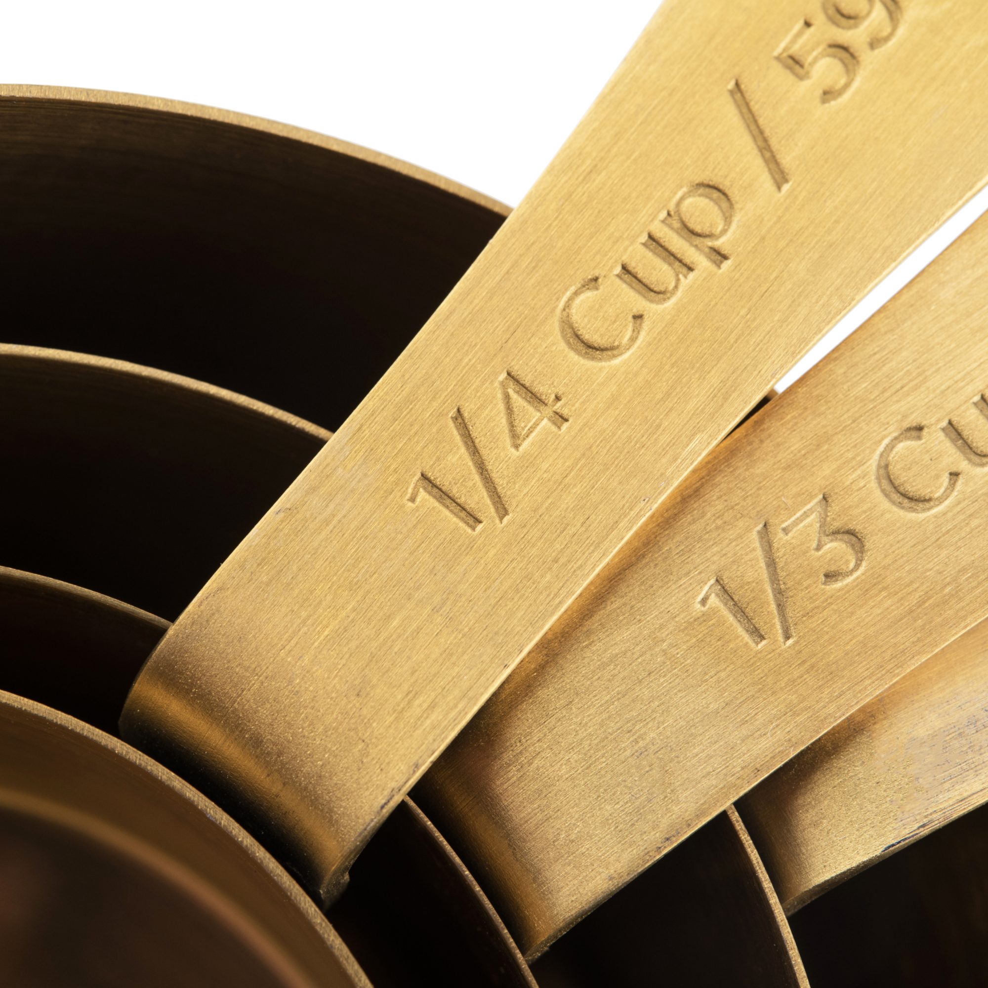 The Kitchen Pantry Brass Measuring Cups | At Portmeirion Online ...