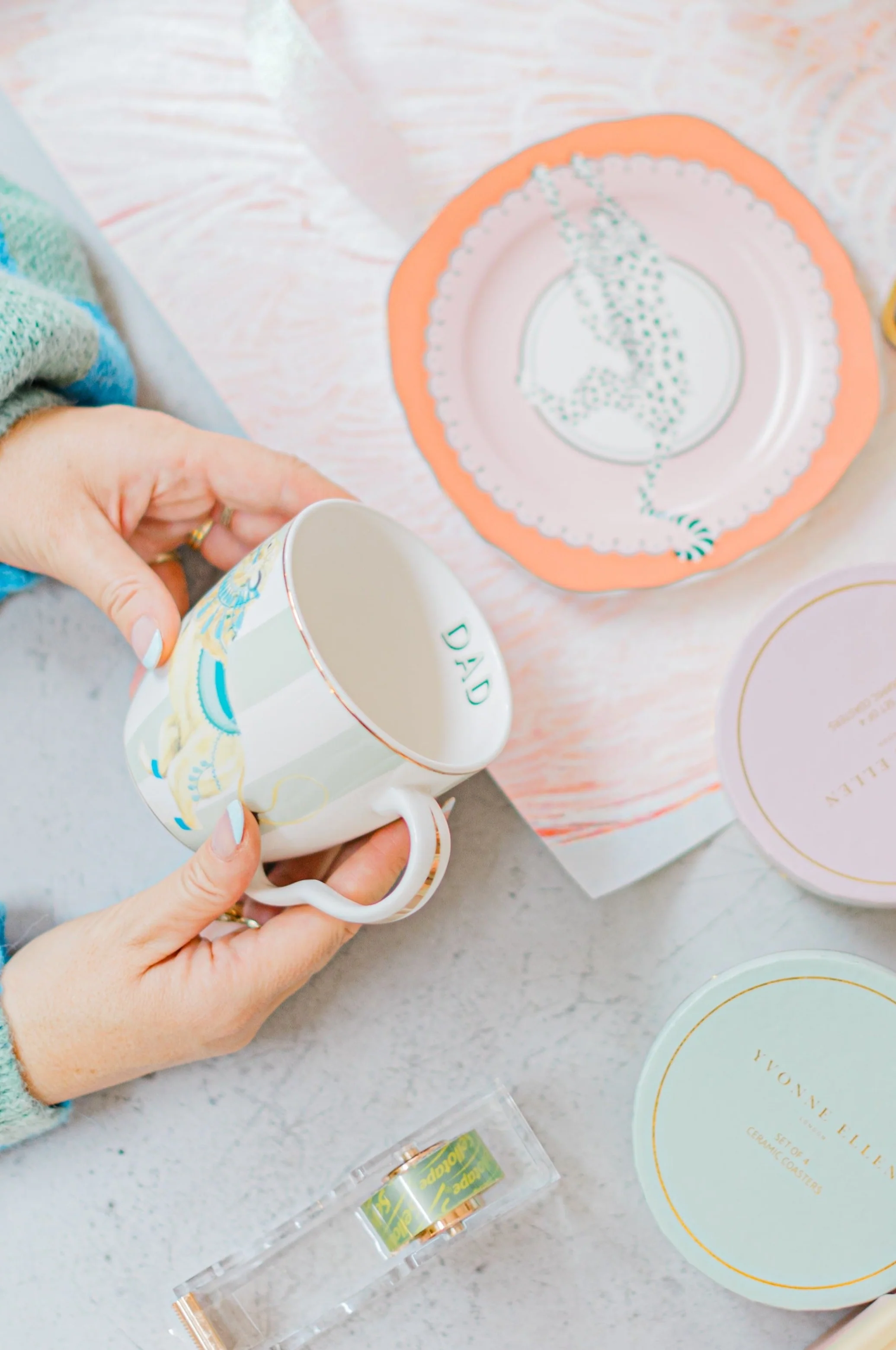 Yvonne Ellen Large Dad Mug | At Portmeirion Online - Portmeirion Online