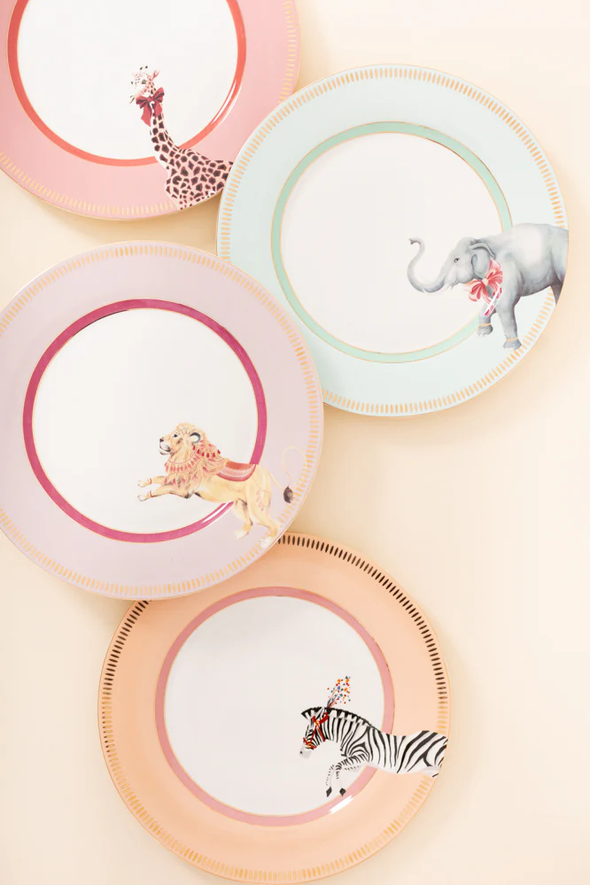 Yvonne Ellen Animal Dinner Plates - Set of 4 | At Portmeirion Online ...
