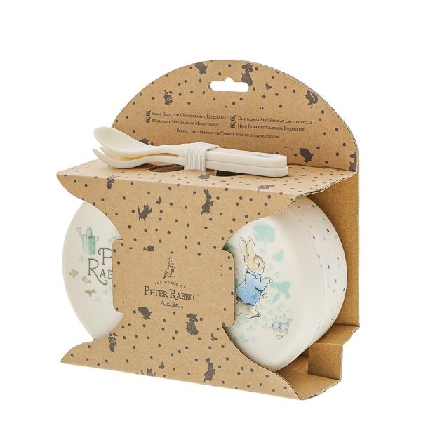 Peter Rabbit Snack Box & Cutlery Set | At Portmeirion Online ...