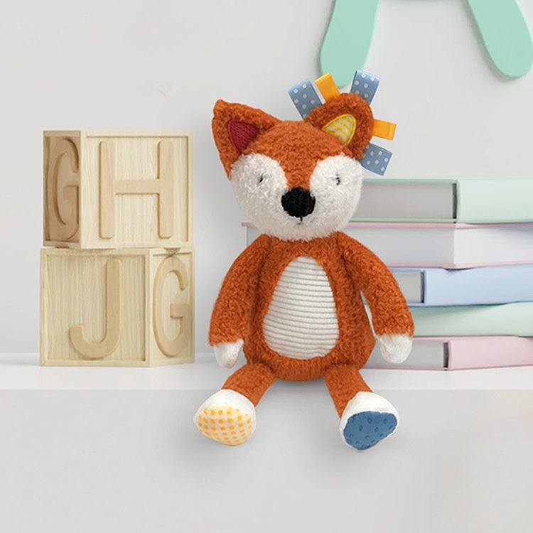Snuggable Sensory Fox Soft Toy | At Portmeirion Online - Portmeirion Online